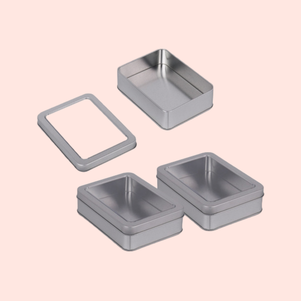 Tin boxes with window - Directecogreen